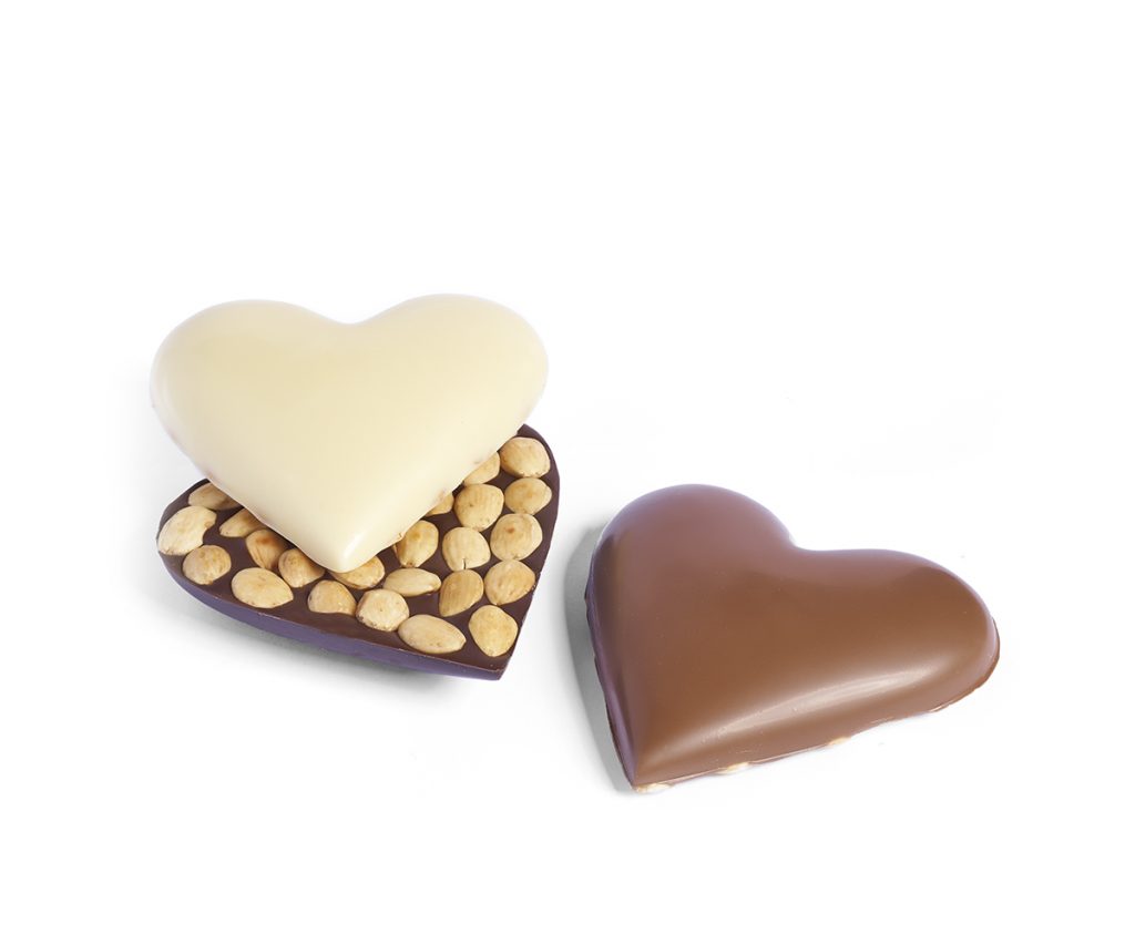 Corazón de Chocolate con Almendra - Pastelería Escoda